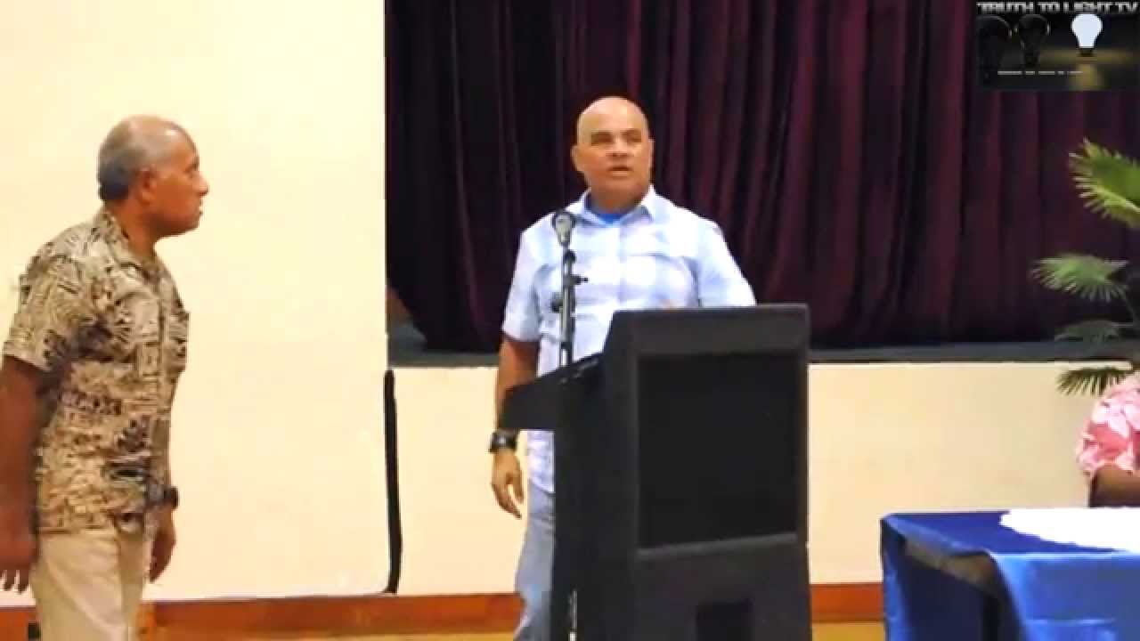 Pohnpei Candidates for Congress At Large 2015 Campaign Speech @ C O M ...