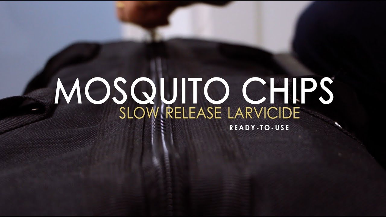 MOSQUITO CHIPS - slow release larvicide - YouTube