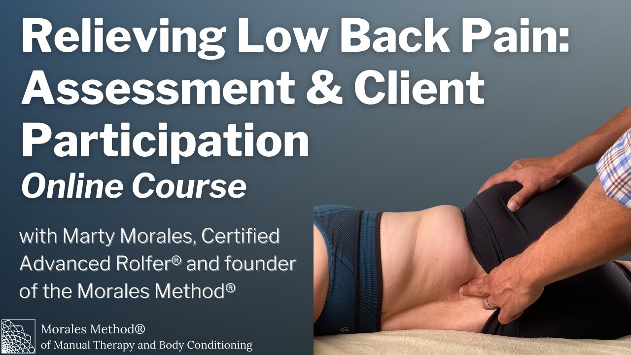 Relieving Low Back Pain: Assessment & Client Participation - YouTube