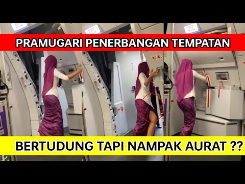 PRAMUGARI BERTUDUNG TAPI NAMPAK AURAT ?