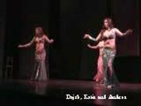 Dahab, Andrea and Katia belly dancers