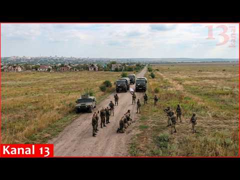 Russian forces raise white flags, surrender en masse, and retreat from bases