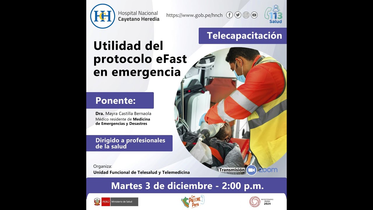 Utilidad del protocolo eFAST en emergencia - YouTube