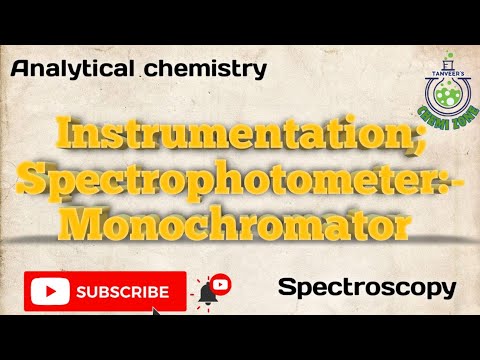 Monochromator|| Monochromator in Spectrophotometer|| UV-VIS ...