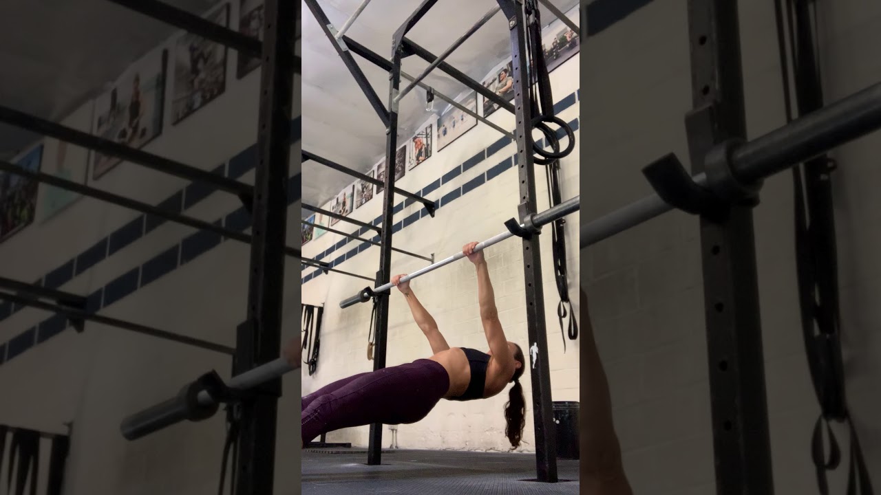 Supine Bar Row - YouTube