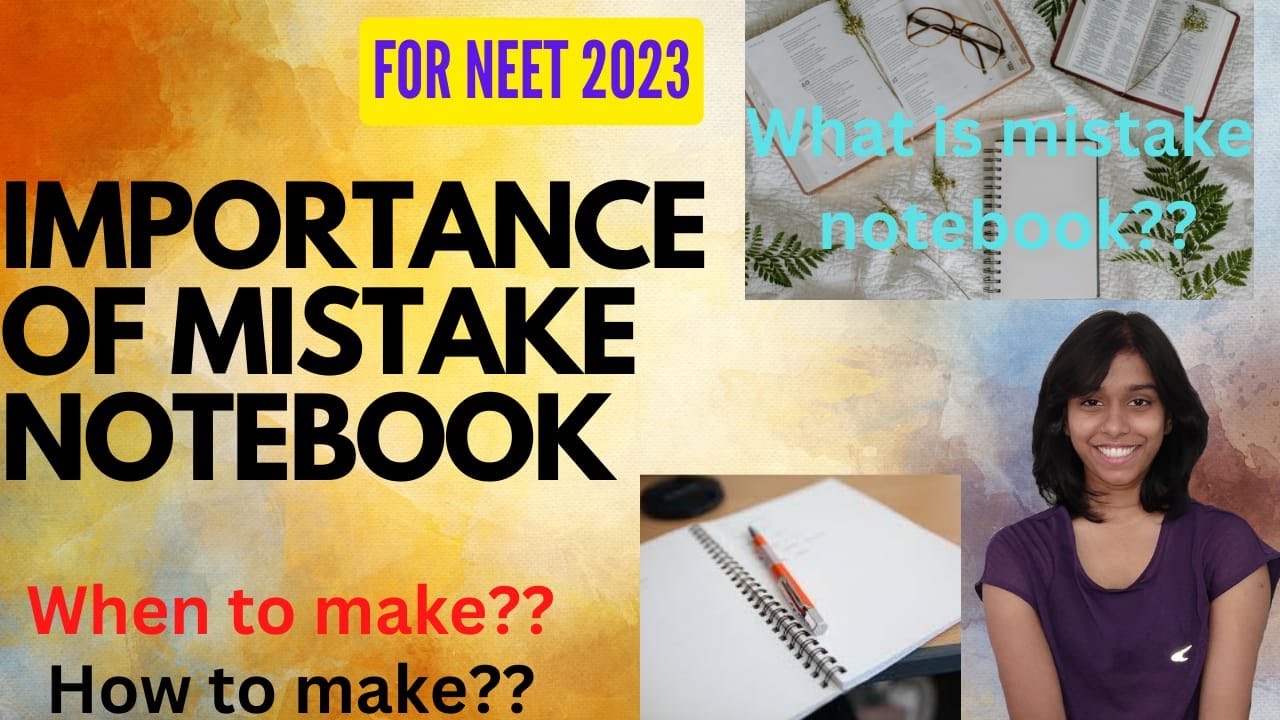 What is MISTAKE NOTEBOOK for NEET 2023?| its importance| how to make ...