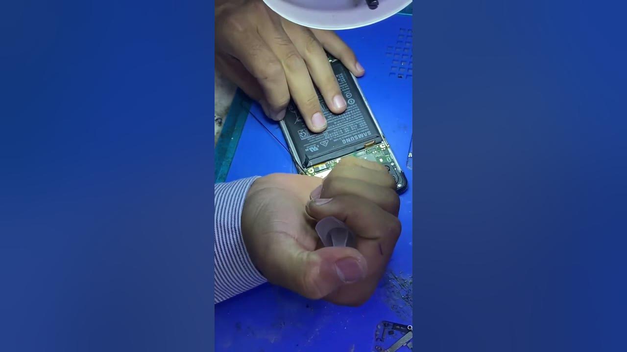 سامسونج A10s حل مشكلة الشحن Youtube