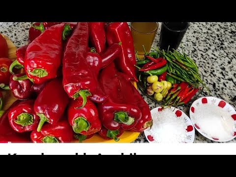Kışa hazırlık Acı biber sosu tarifi:  kışı beklemeden tüketeceksiniz!!!