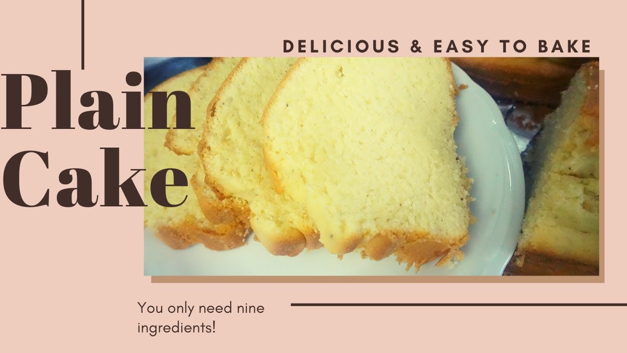 DELICIOUS, SIMPLE AND EASY PLAIN CAKE | Sponge Cake Cameroon Style 💖👍 ...