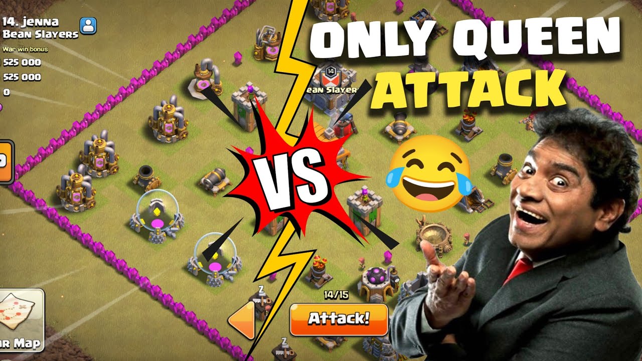 QUEEN👑 VS CWL VERY DANGEROUS SITUATION IN CLASH OF CLANS! - YouTube