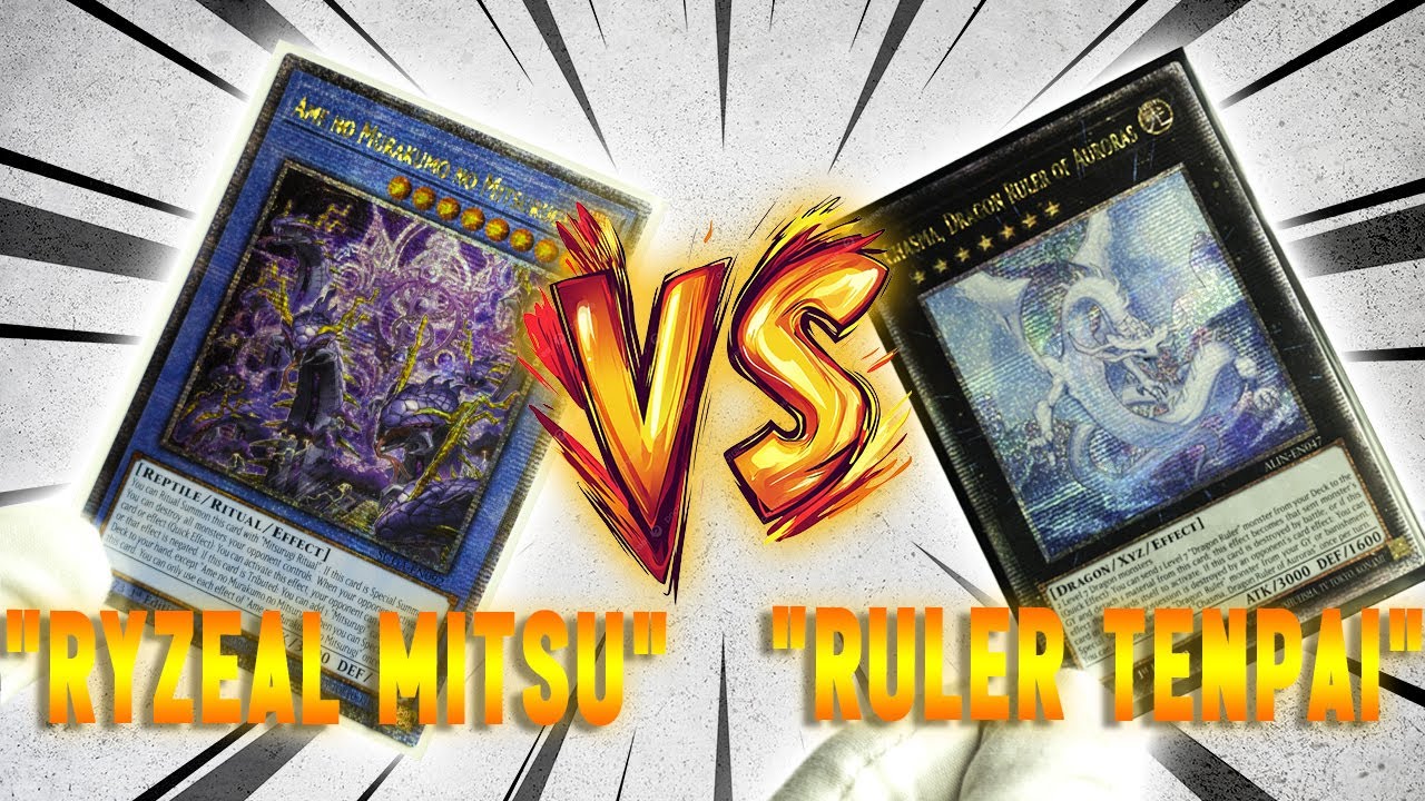 Yu-Gi-Oh! DUEL: RYZEAL MITSURUGI VS DRAGON RULER TENPAI - YouTube