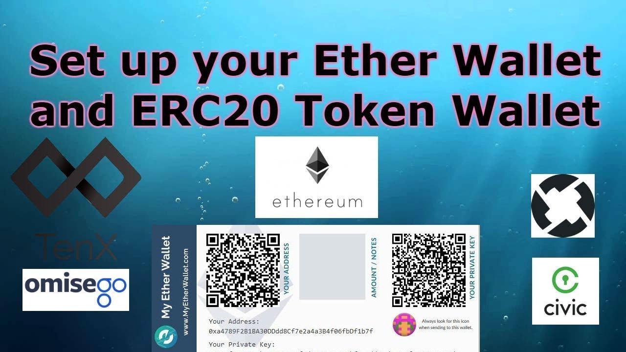 My Ether Wallet HOW TO ADD ERC 20 TOKENS - YouTube