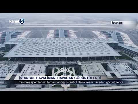 İstanbul Havalimanı Havadan Görüntülendi