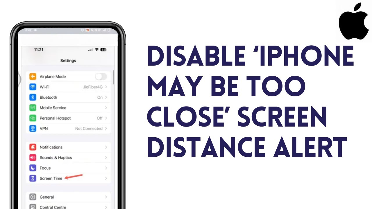 How To Disable ‘iPhone May Be Too Close’ Screen Distance Alert | Screen ...