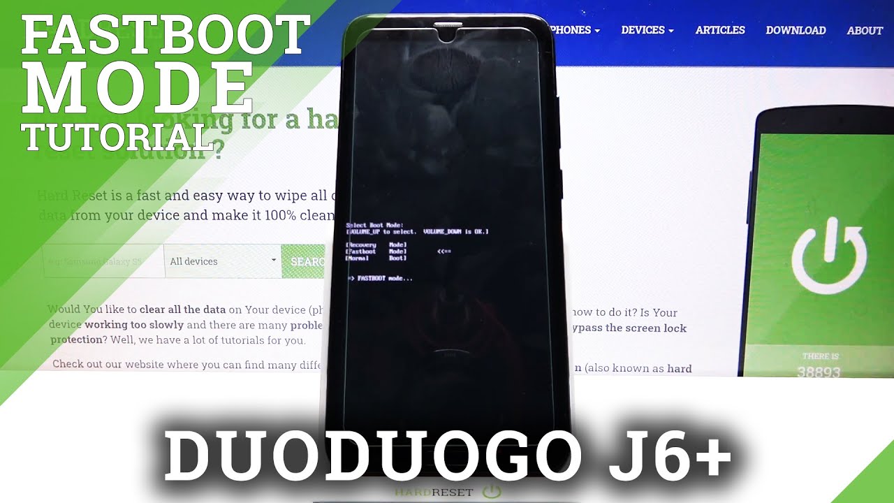 How to Boot Fastboot Mode in DUODUOGO J6+ - Fastboot Menu - YouTube