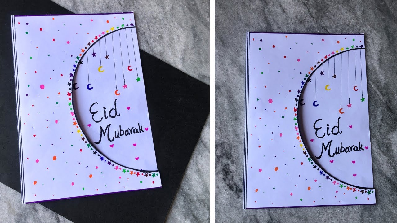 Eid special Greeting card Gift DIY | Origami paper craft| Gift card of ...