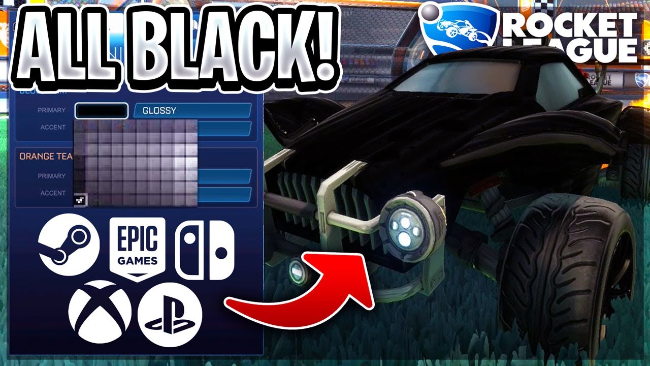 *UPDATED* EVERY WAY TO GET A BLACK CAR ON ROCKET LEAGUE! [ANY PLATFORM ...