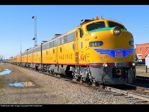 UP 949 & 951 Streamliner Train Ride - YouTube