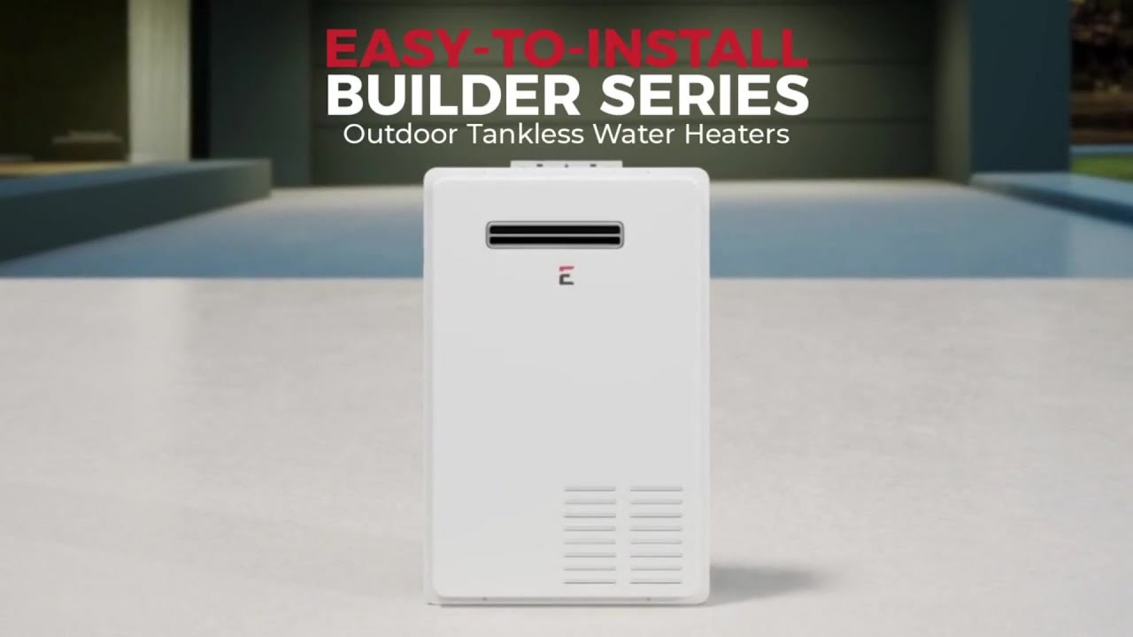 Builder Series 7.0 GPM Tankless Water Heater - YouTube