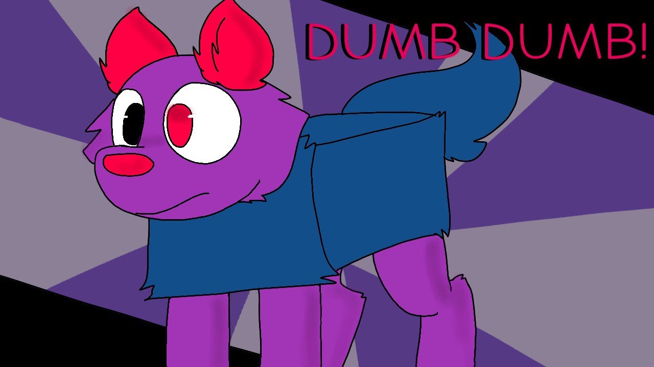 DUMB DUMB! Animation meme |Wobbledogs| (FlipaClip) Lazy lol - YouTube
