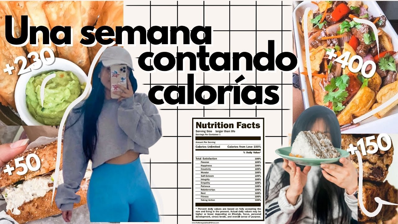 LO QUE COMO EN UNA SEMANA: CONTANDO CALORÍAS || Sin restricciones - YouTube