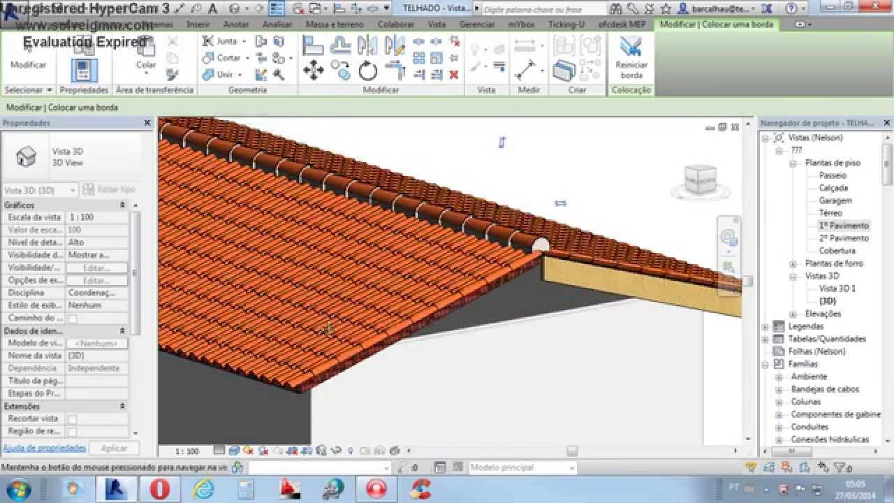 Revit - Famílias para Revit- Confecção de Telhado - YouTube