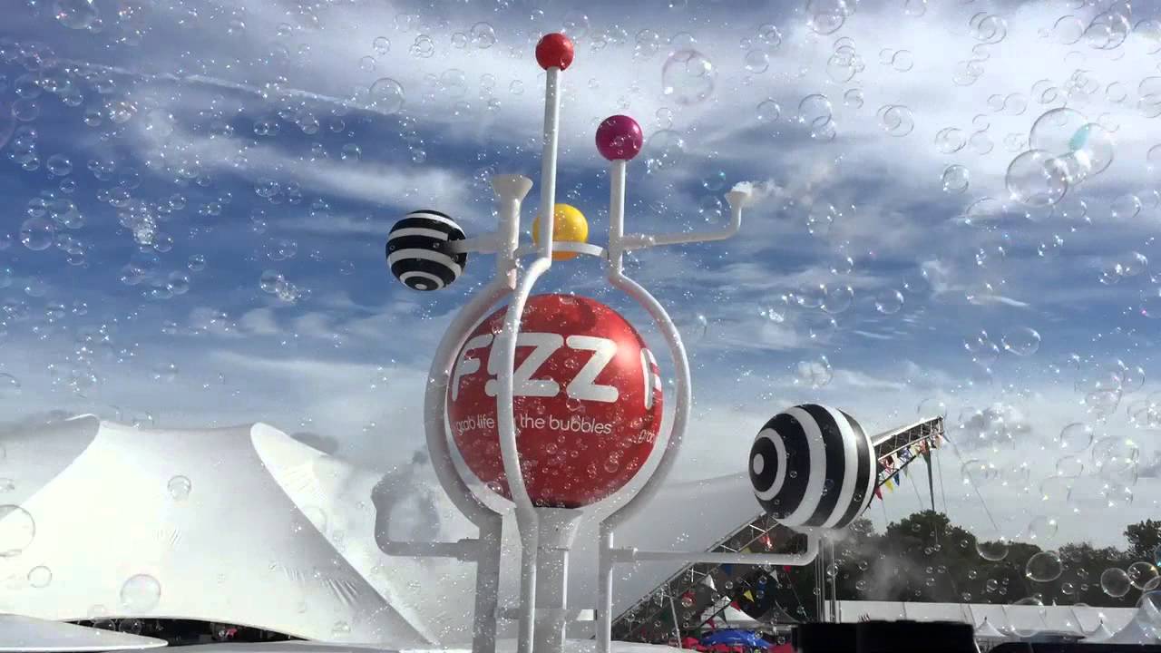 Bubble machines for Pepsi Fizz Launch of new by effect specialist - YouTube
