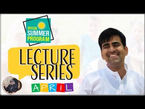 Lecture Series April with Top Experts Register now - YouTube
