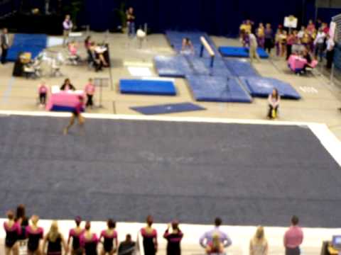 College Gymnastics Floor 1-29-10 UF vs. LSU - YouTube