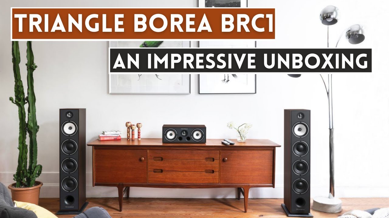 Speaker Unboxing - Triangle BRC1 Home Theater Center Channel - YouTube