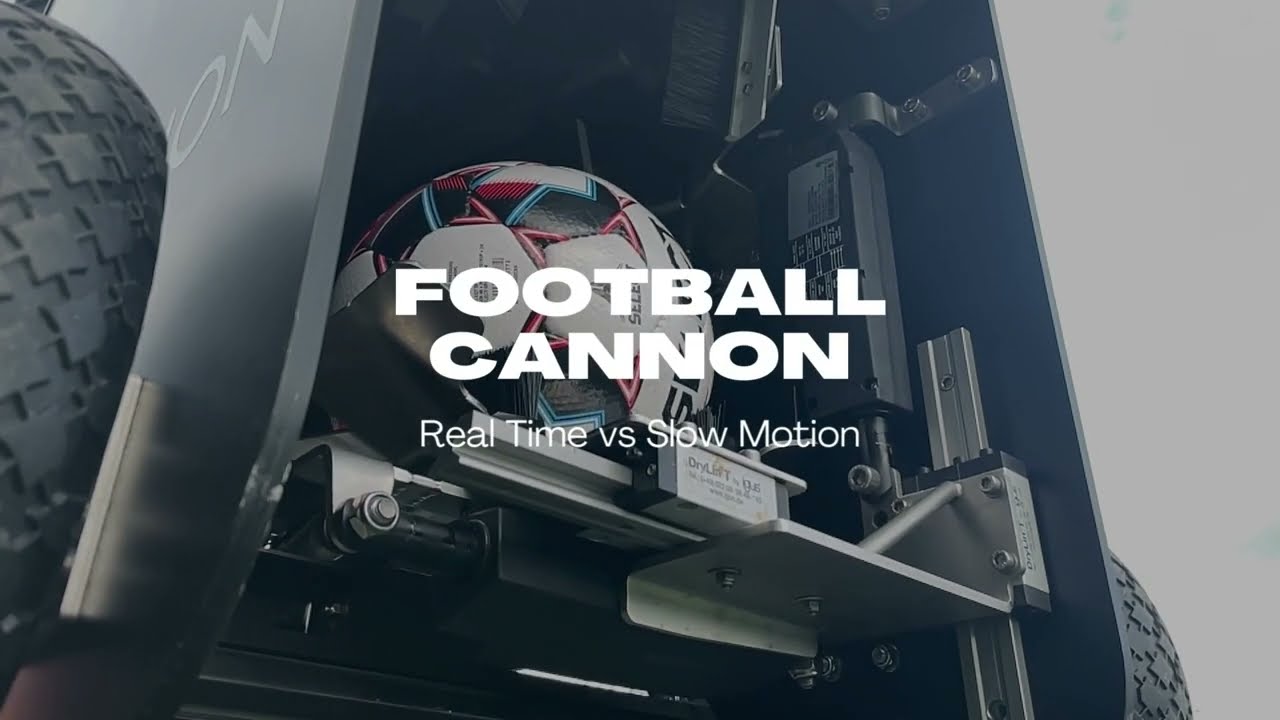 Football Cannon Close Up - Goal Station - YouTube
