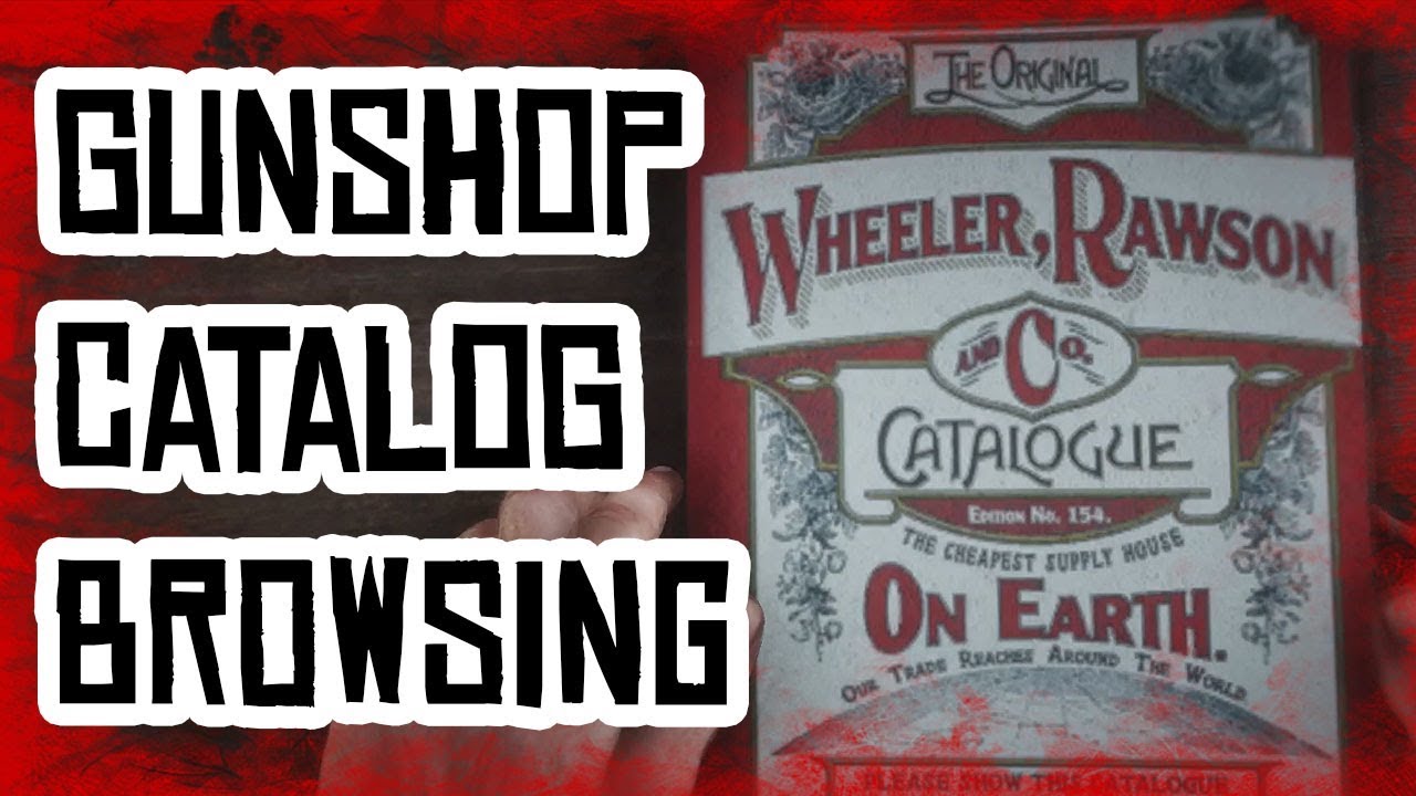Browsing the Gunshop Catalog in Red Dead Redemption 2 - YouTube