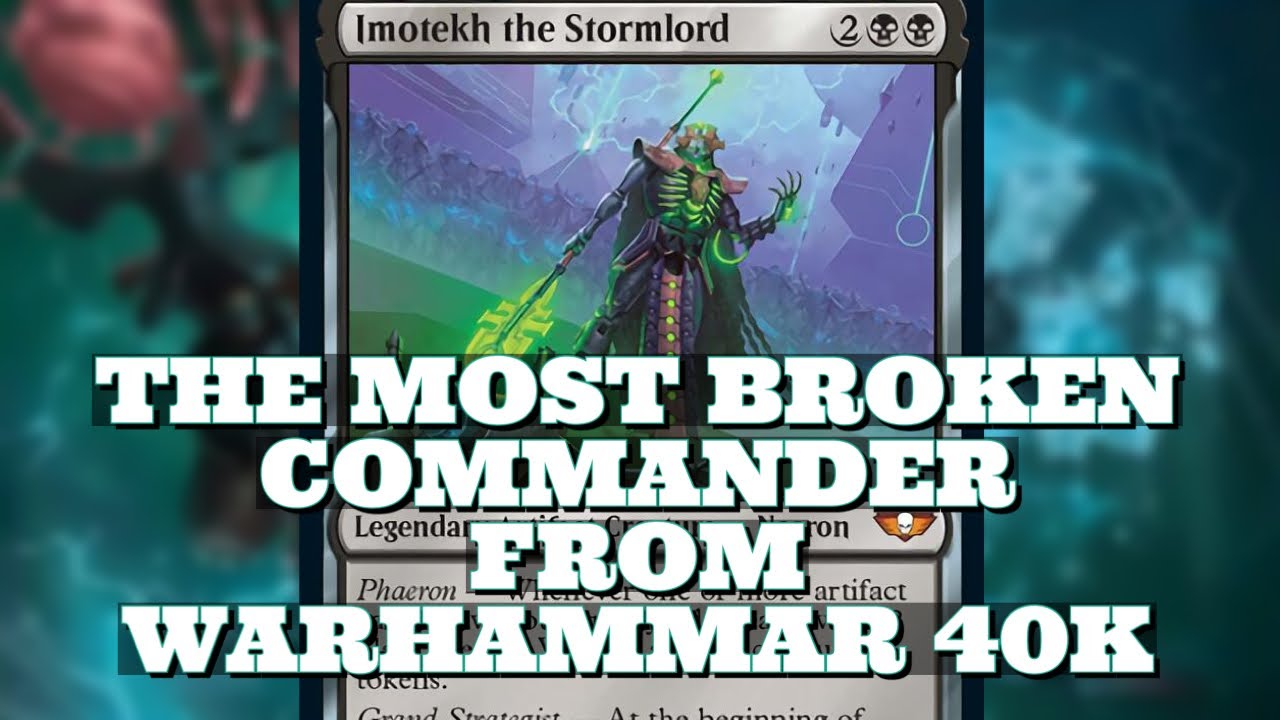 The Most Broken Commander From War Hammer 40k Imotekh The Storm Lord ...