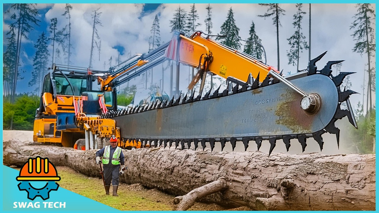 100 Amazing Fastest Big Forestry Chainsaw Machines That Are on Another ...