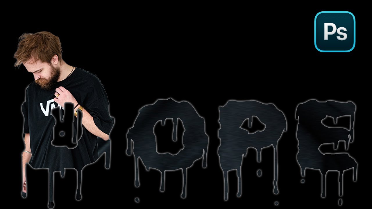 Dripping text effect | Text effects | Pic tutorials - YouTube