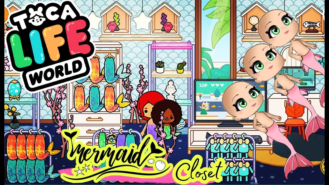 Mermaid Closet Toca Life World 🧜🧜 - YouTube