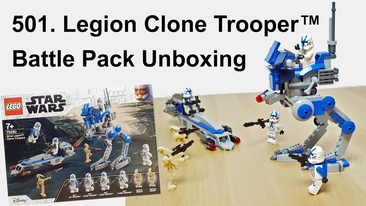 Review Lego Star Wars 75280 501st Legion Clone Troopers