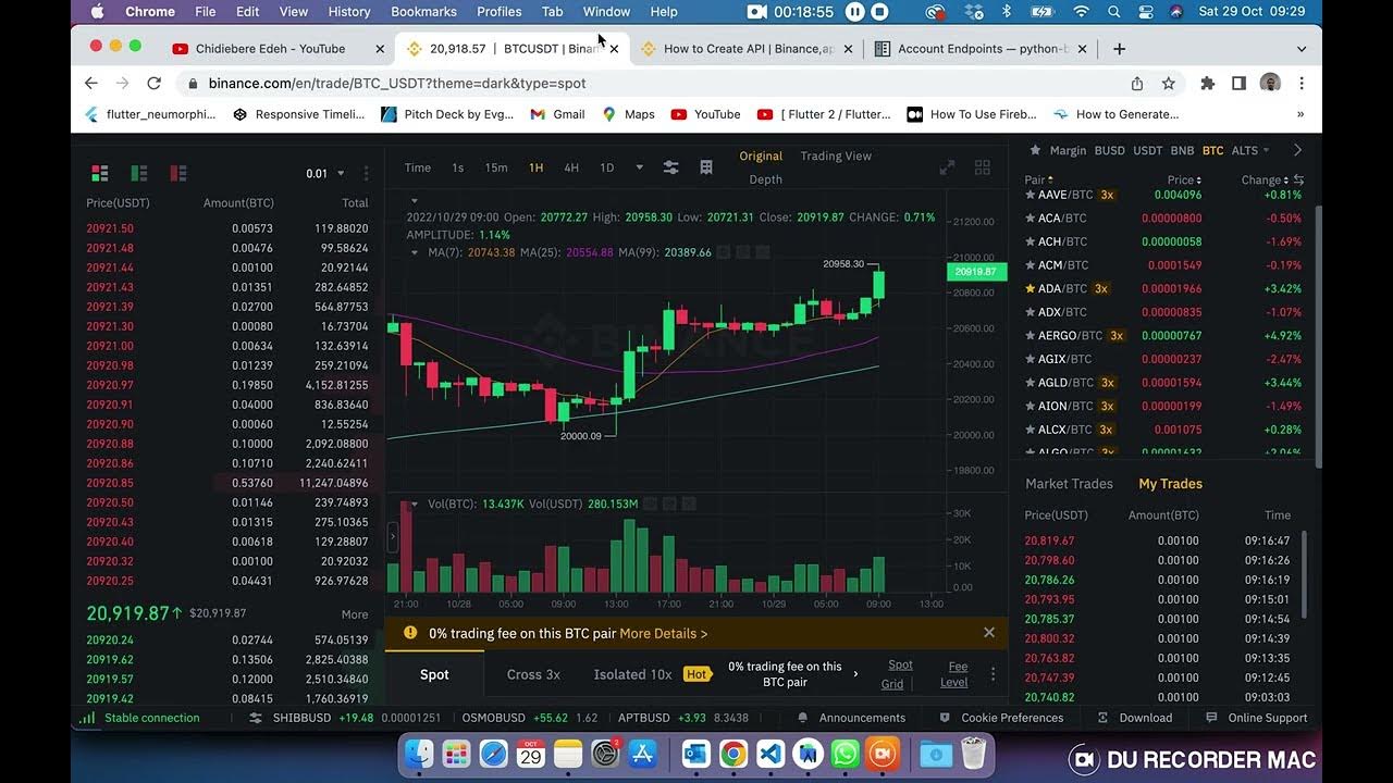 Step by step on how to create binance trading robot - YouTube