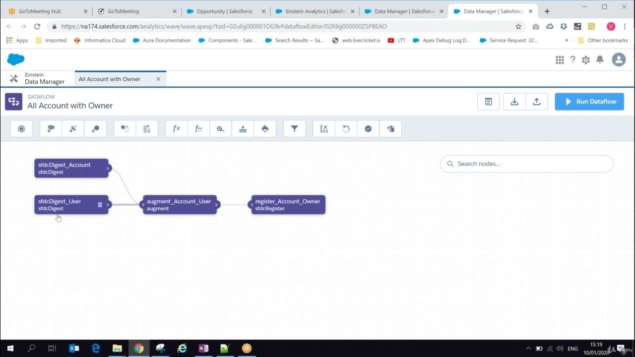 12 DataFlow Transformation nodes and its usage in Einstein Analytics - YouTube