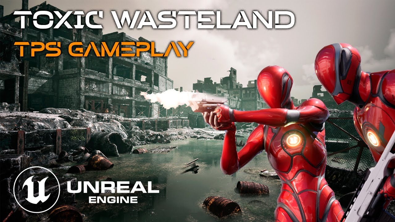 Toxic Wasteland Shooter Gameplay UE5 - YouTube