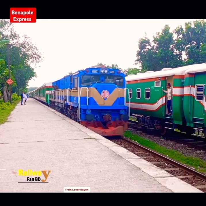 Benapole Express high speed 2x station though pass- Benapole to Dhaka ...