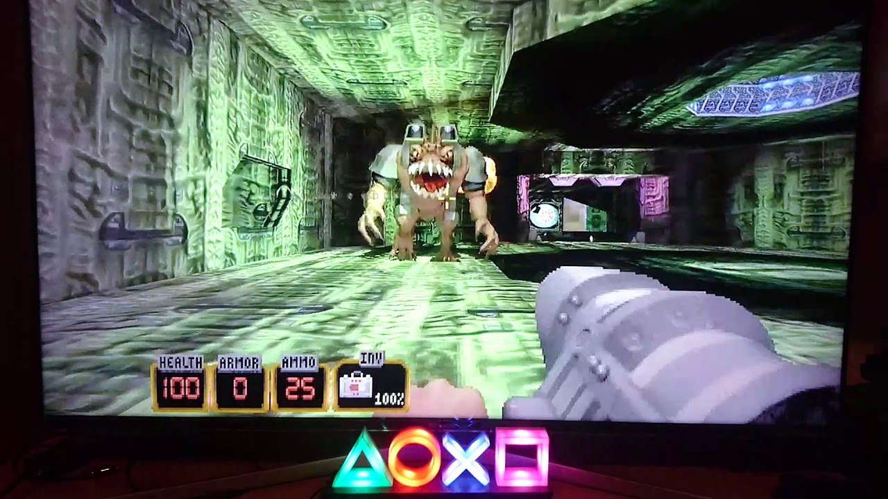 Duke Nukem 20th Anniversary Boss Fight Ending PS4 - YouTube