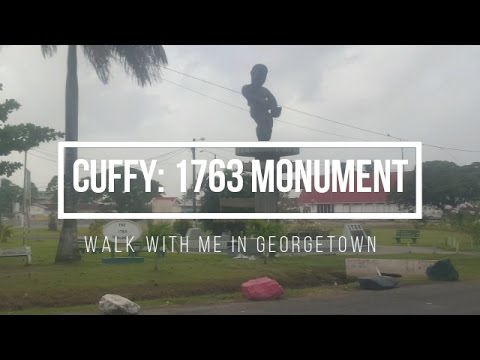 Walk with me on Vlissengen Road to Cuffy the 1763 Monument - YouTube