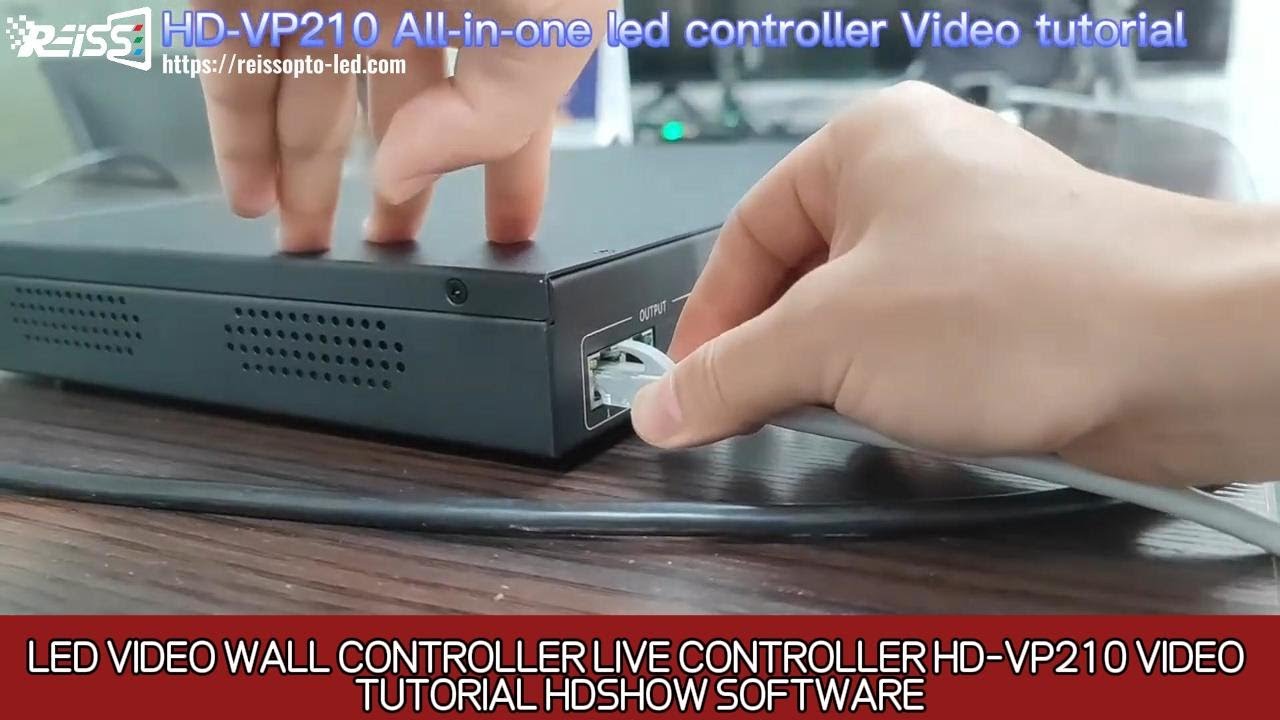 LED VIDEO WALL CONTROLLER LIVE CONTROLLER HD-VP210 VIDEO TUTORIAL ...