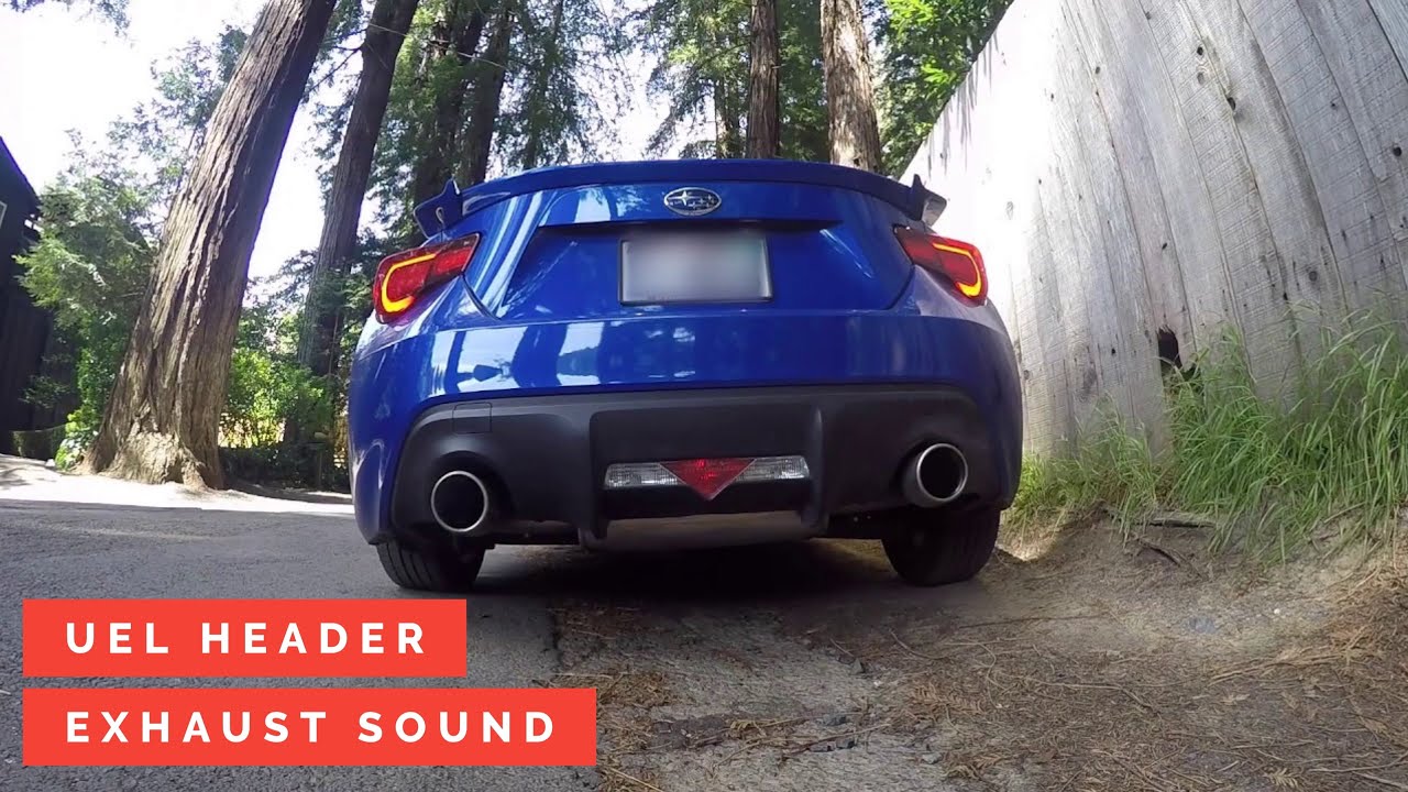 Subaru BRZ Exhaust Sound | Borla UEL Header w/ Invidia Q300 - YouTube