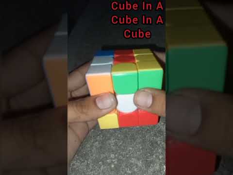 How To Do Cube In A Cube In A Cube? || Cuber KAKA || #cubing #shorts # ...