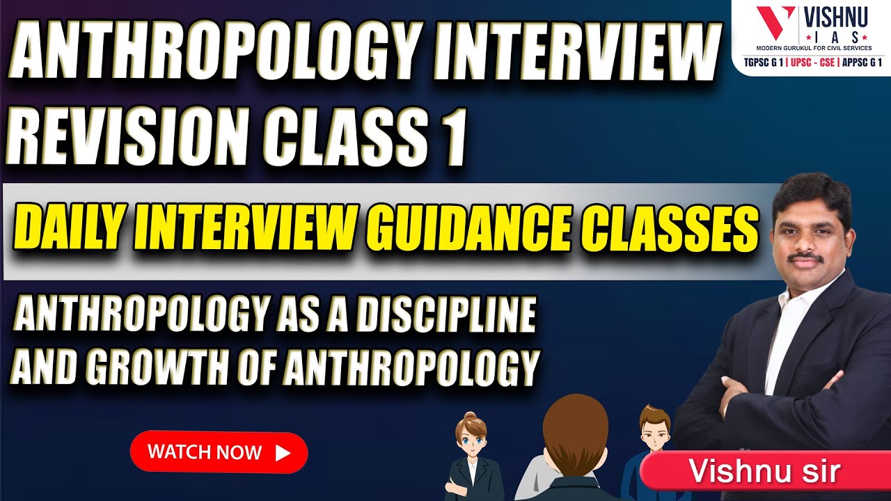 Anthropology Interview Revision Class 1Anthropology as a discipline and ...