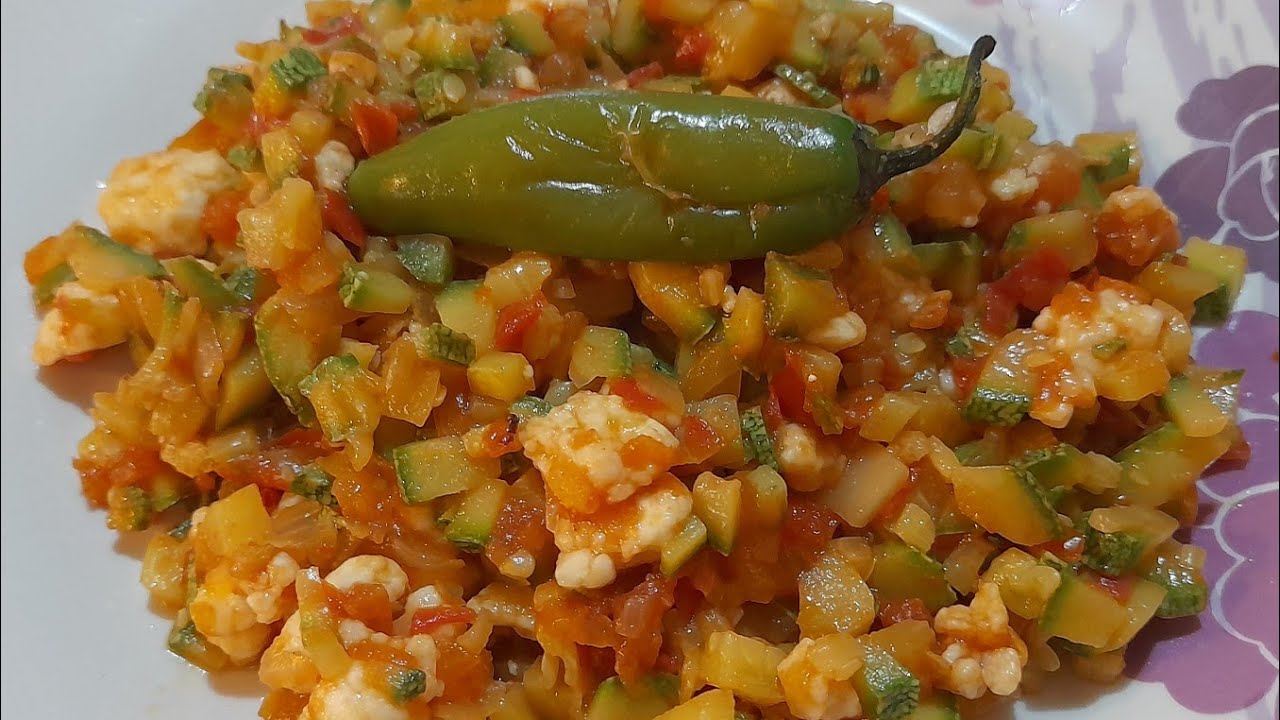 Colache De Calabacitas | calabacitas a la mexicana con queso | Perla ...