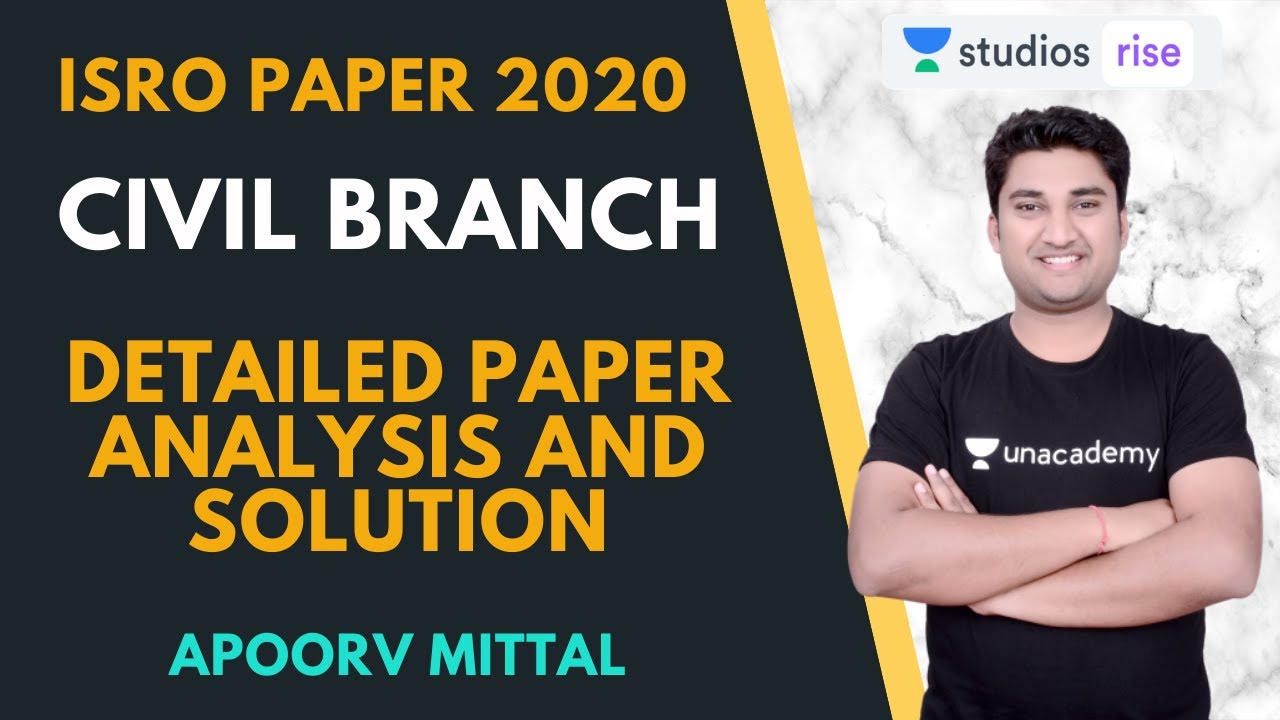 ISRO Paper Solution Part 1 | ISRO 2020 | Detailed Paper Analysis 2020 ...