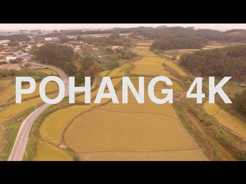 KOREA POHANG 4K, Gokgang-ri, 4K Aerial film, 포항 곡강